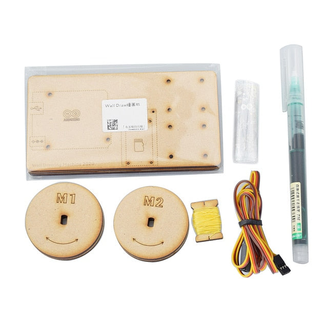 Draw Wall Painting Robot with Cable Plotter Arduino Maker Project Kit ...